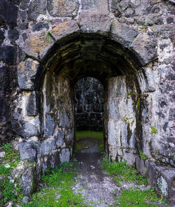 Closeup of an Old Stone Arch of a Building Stock Photo - Image of ...