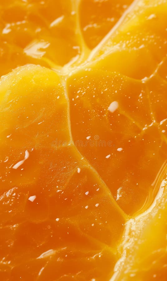 A Closeup of the Orange Texture, Showcasing Its Smooth and Slightly ...