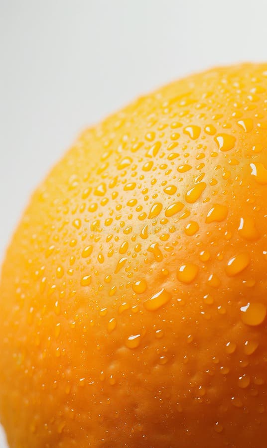 A Closeup of the Orange Texture, Showcasing Its Smooth and Slightly ...