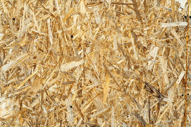 Closeup of Oriented Strand Board Surface for Architectural Use Stock ...