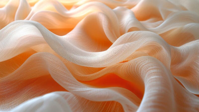 Closeup of Overlapping Textile Fabric Layers Creating a Mesmerizing ...