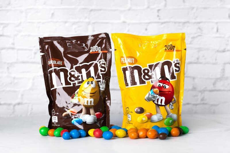 Packs of M&Ms editorial photo. Image of assortment - 309704871