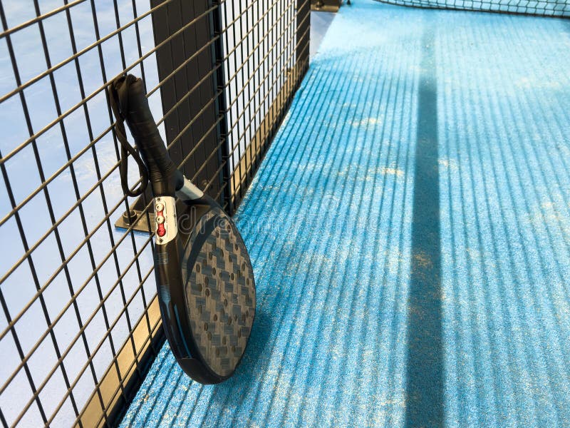 Closeup of a Paddle Ball Racket Stock Photo - Image of active, padel ...