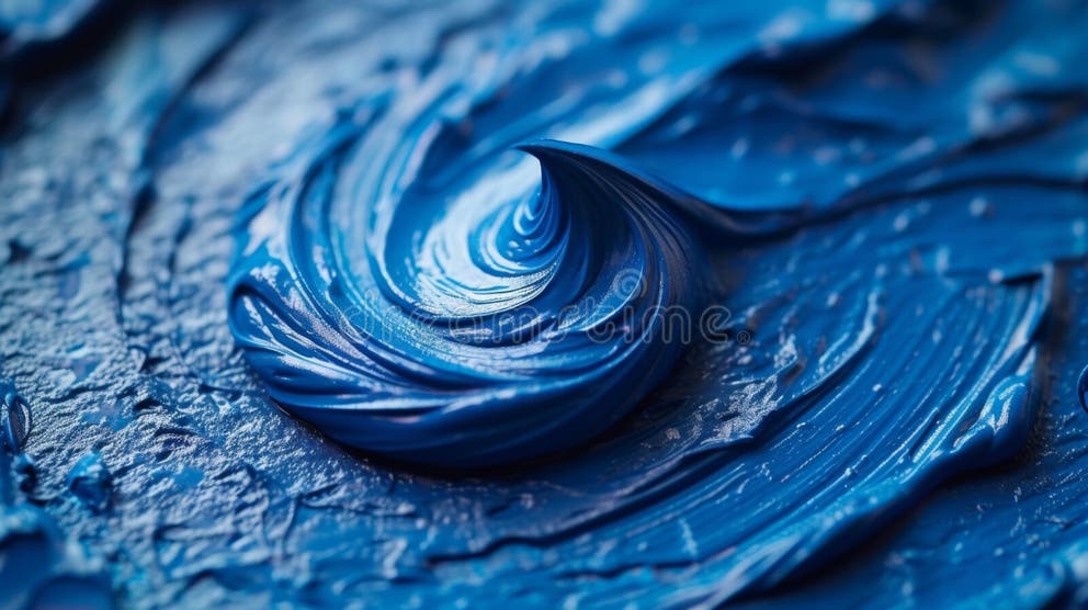 Closeup of Paint in the Process of Drying Capturing the Gradual ...