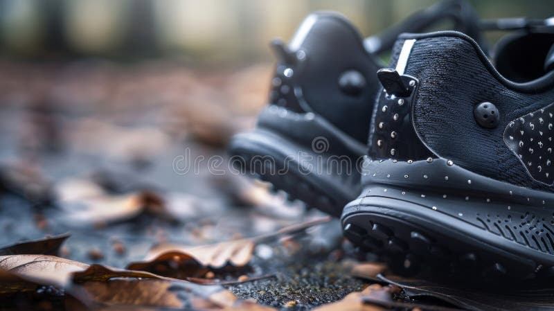 A Closeup of a Pair of Smart Shoes Reveals Tiny Sensors and Microchips ...