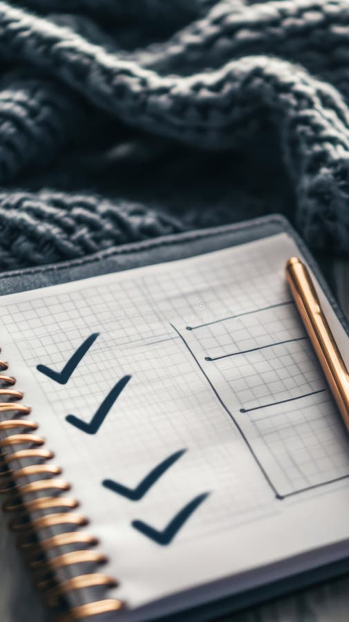 Closeup of Paper with Checklist and Pen. To Do List. Time Management ...