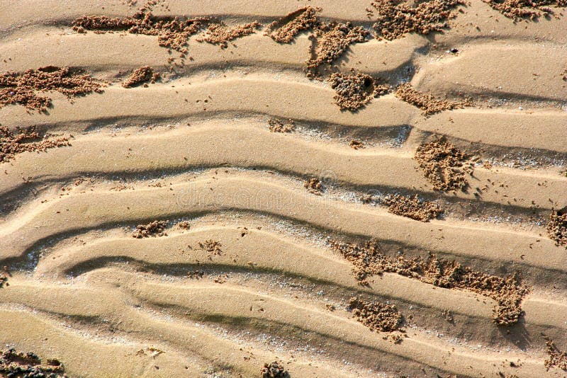 A Closeup of Patterns in the Sand Stock Photo - Image of ripples, dust ...