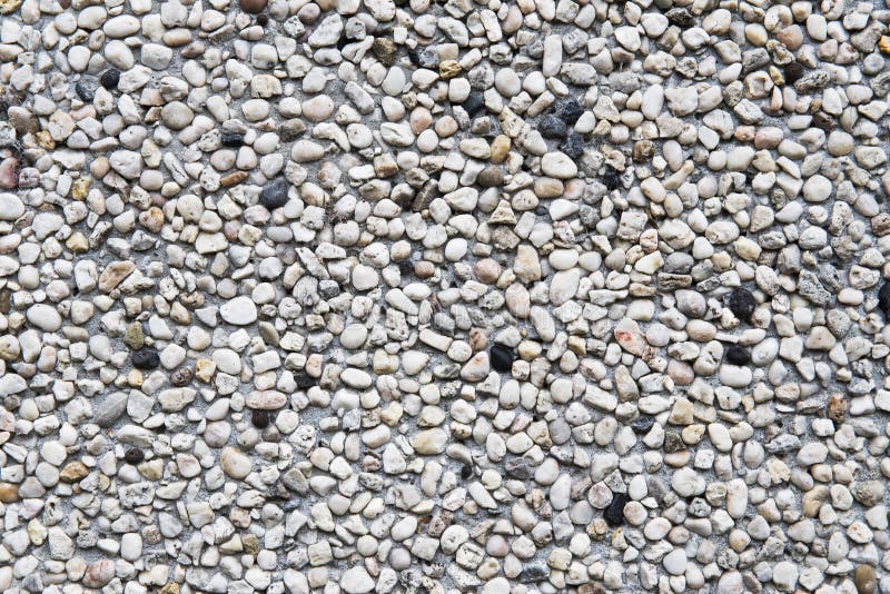 Closeup Pebble Wall Texture Stock Image - Image of smooth, material ...