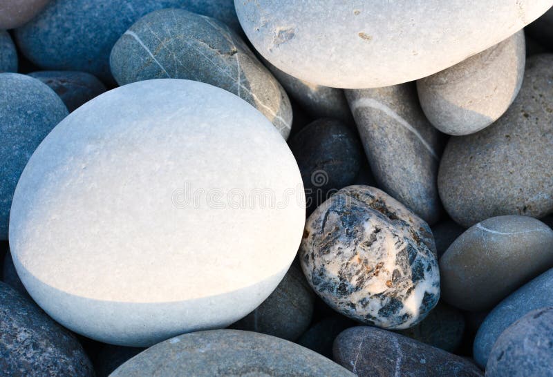 Closeup of Pebbles Background Stock Photo - Image of horizontal, nature ...
