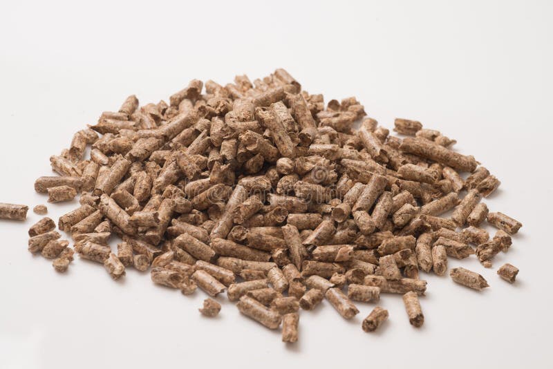 Closeup of Pellets for Heating with the Stove Stock Photo - Image of ...