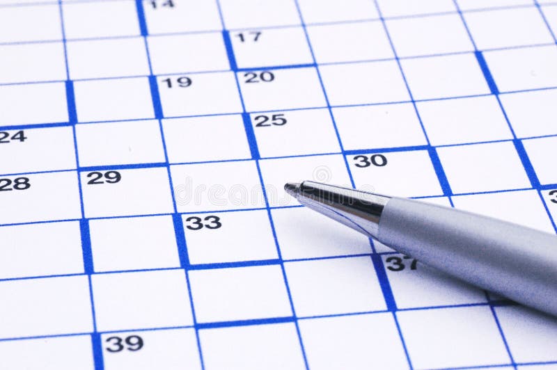 Closeup of a Pen on a Paper with Numbers and Boxes on it Stock Photo ...