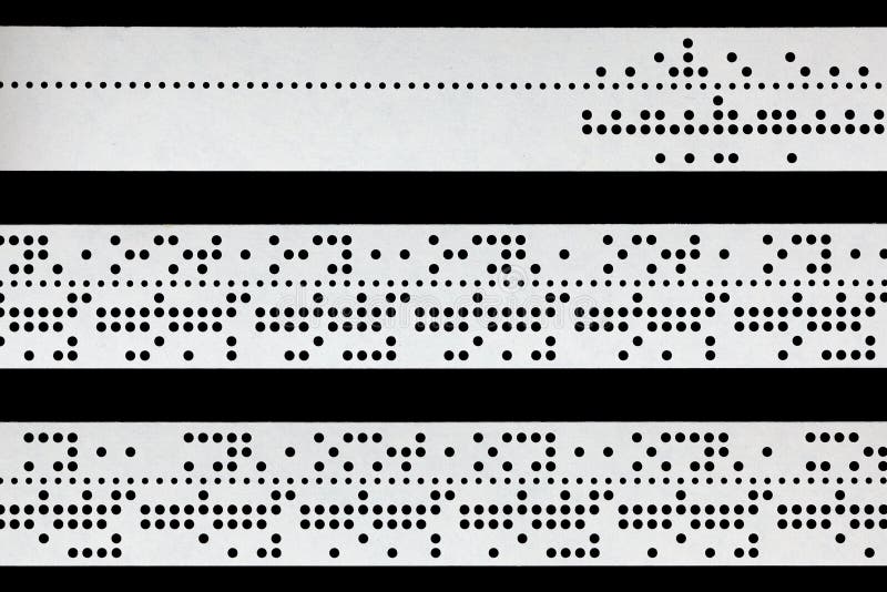 Punched tape stock image. Image of backup, language, coding - 25662587