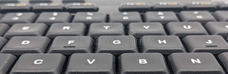 Closeup of Personal Computer Keyboard Laptop Notebook Stock Image ...