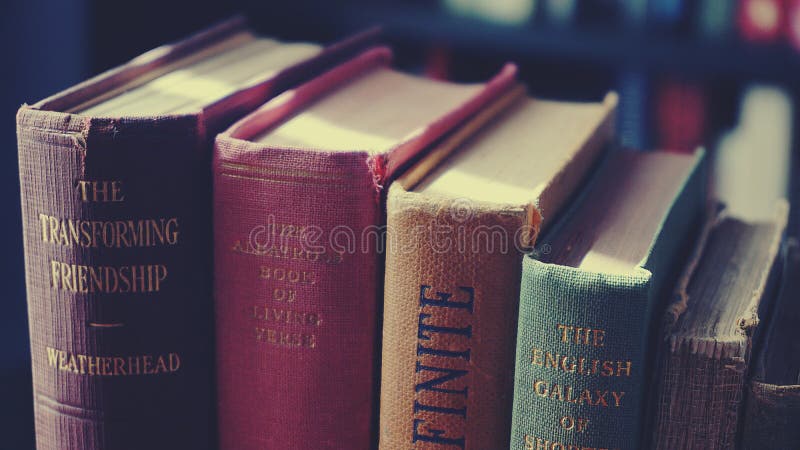 Closeup Photo Of Assorted-title Books Stock Photo - Image of paper ...