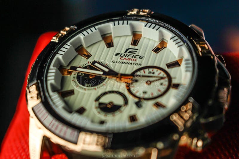 Closeup Photo Of Casio Edifice Chronograph Watch Picture. Image: 119844807