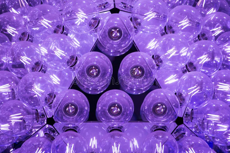 Closeup Photo of Ceiling Lamp with Many Lightbulbs Stock Photo - Image ...