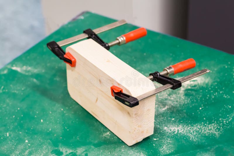 Closeup Photo of Clamp Compression Tool in Workshop Stock Image - Image ...