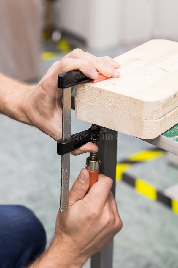 Closeup Photo of Clamp Compression Tool in Workshop Stock Photo - Image ...