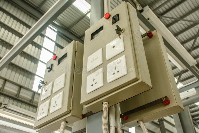 Closeup Photo of Electronic Switch and Plug Stock Photo - Image of ...