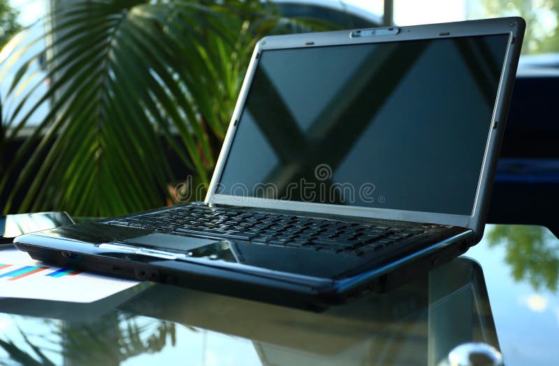 Closeup Photo of Laptop Computer Stock Photo - Image of communication ...