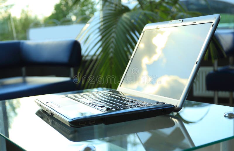Closeup Photo of Laptop Computer Stock Image - Image of comfortable ...