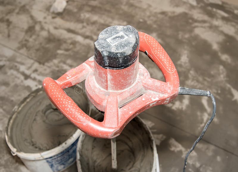 Closeup Photo of Used Stirrer Machine Stock Image - Image of installing ...