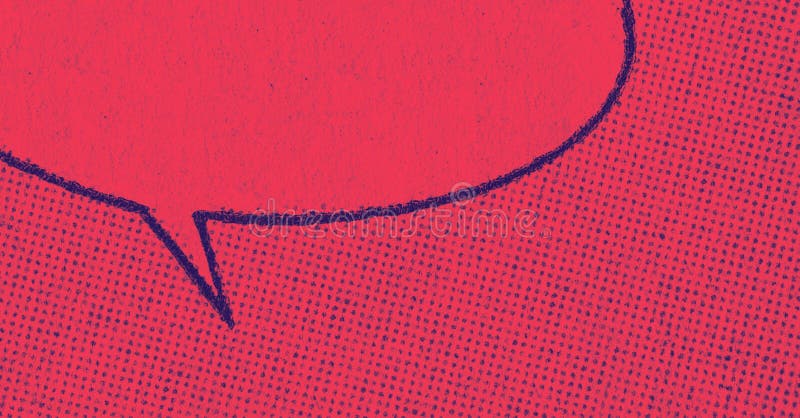 Closeup Photo of Vintage Comic Book Page with Dot Printing Pattern and ...