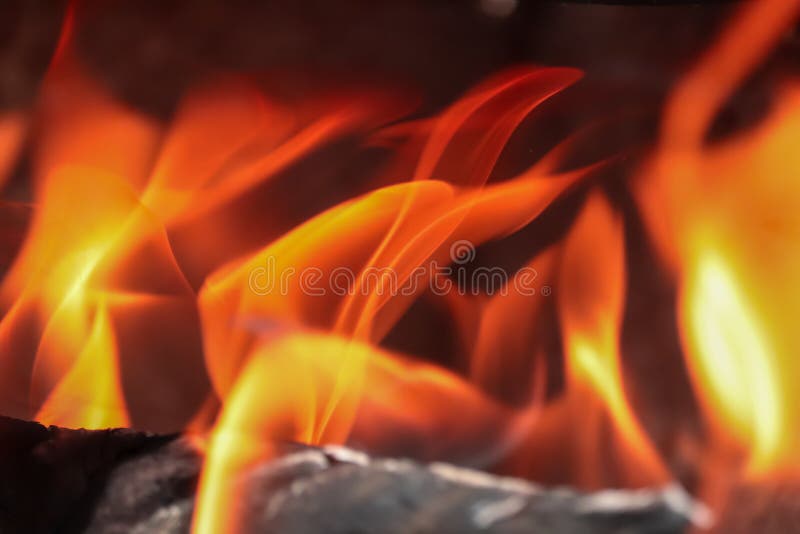 Closeup Photo of Warm Fireplace,fire Wooden Stock Photo - Image of ...