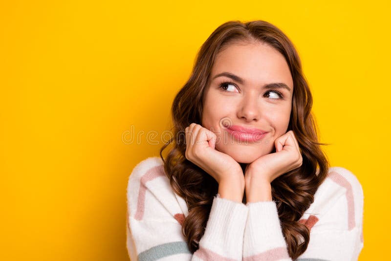 Closeup Photo Of Young Attractive Gorgeous Pretty Lovely Girlish Lady