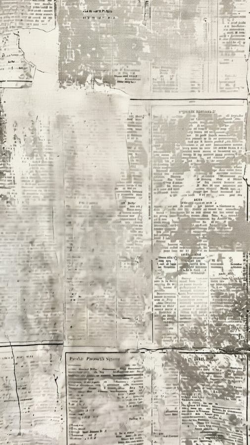 Vintage Newspaper Background. Nostalgic News and Information Concept ...