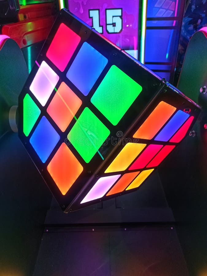 A Closeup Picture of a Large Rubik Cube Editorial Photo - Image of ...