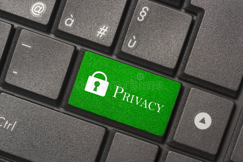 Hit the Privacy Button stock image. Image of padlock - 22997591