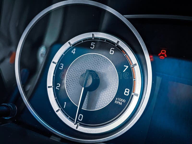 A Closeup Picture of Speedometer of a Car Stock Image - Image of blur ...
