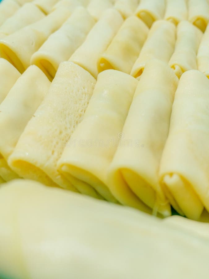 Closeup Picture of Typical Indonesian Snacks Called Risoles , Raw ...