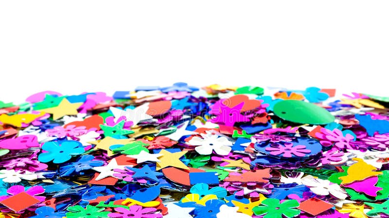 Colorful sequins stock image. Image of metallic, decorative - 29426517