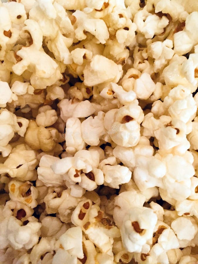 Popcorn closeup stock photo. Image of heated, mays, fluffy - 107921298
