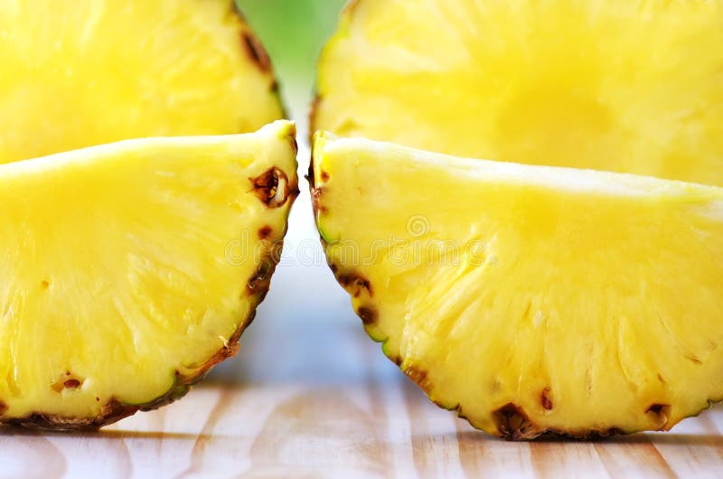 Closeup of pineapple stock photo. Image of detail, snack - 45105146