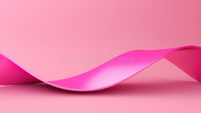 Closeup Pink Background with Wavy Pattern Over Solid Pink Backdrop ...