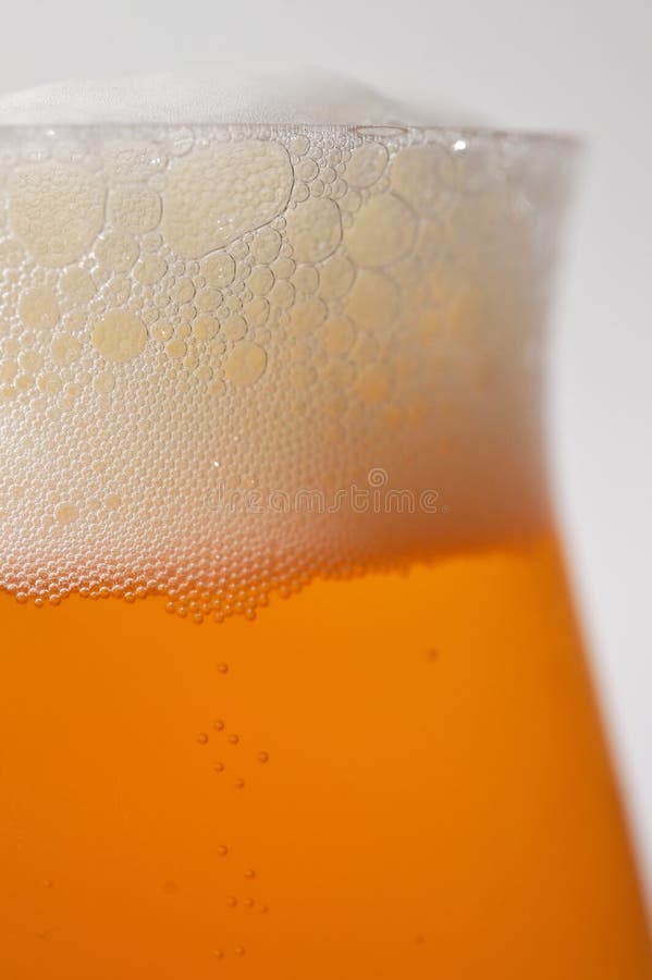 Closeup Pint of Beer Shoot in Studio Stock Photo - Image of blonde ...