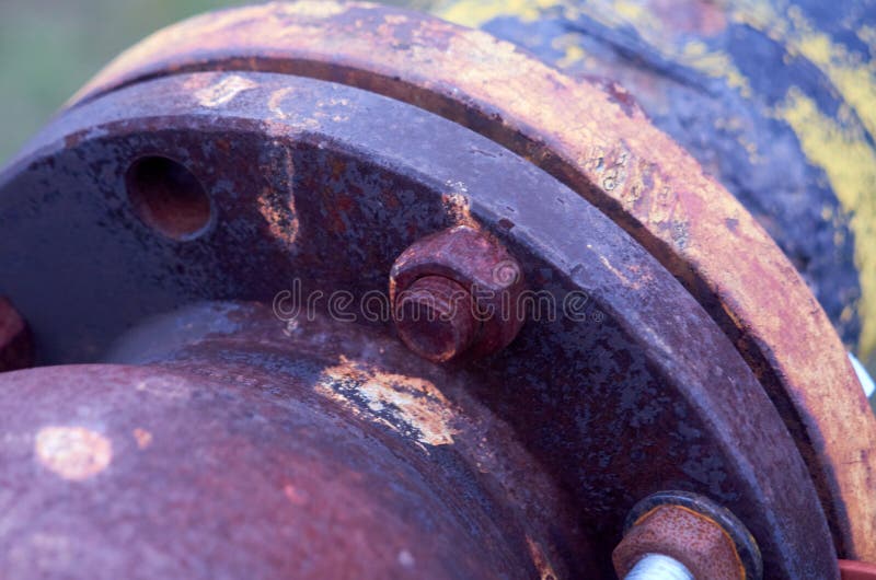 Closeup of a Pipe Joint or Connection Stock Photo - Image of ...