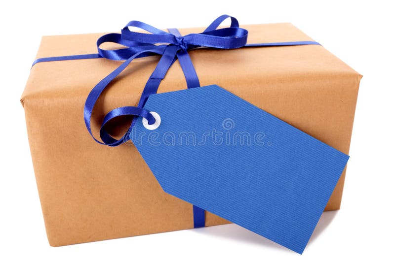 Parcel and Label stock image. Image of package, parcel - 161433