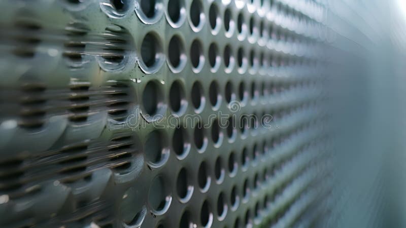 A Closeup of a Plastic Air Vent with a Mesh Design Ensuring Proper ...