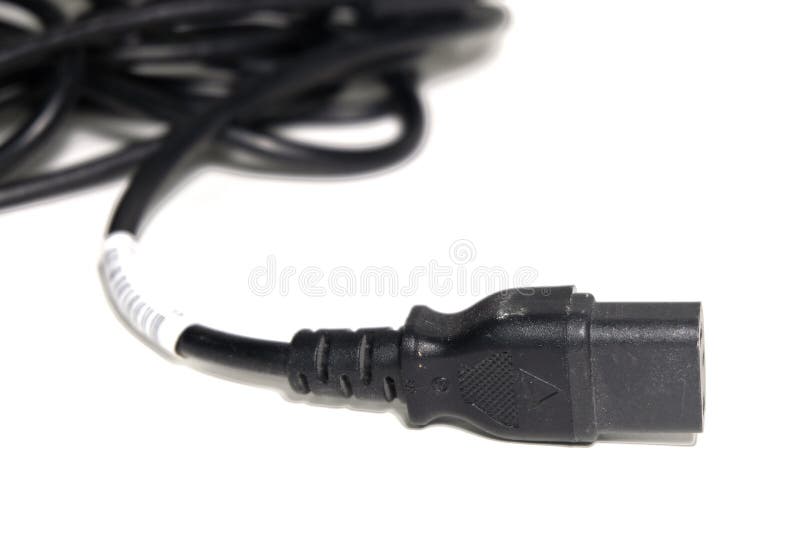 Monitor plug ins stock image. Image of light, computer - 23065197