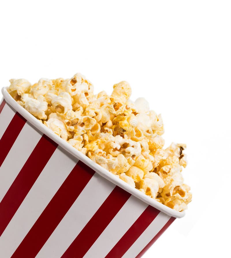 Closeup popcorn stock photo. Image of macro, bucket, fast - 61512902