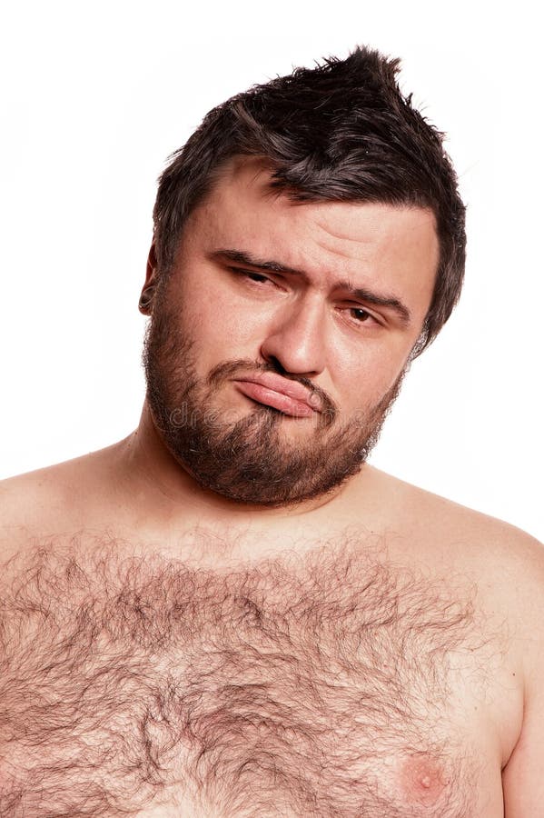 Closeup Portrait of Expressive Man with Funny Face Stock Image - Image ...