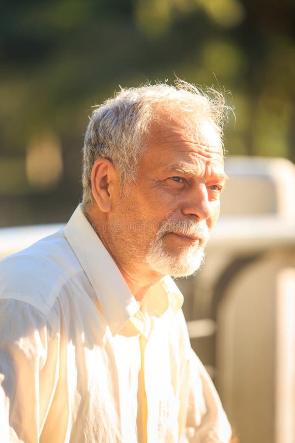 Portrait of Grey Bearded Old Man in Sunglasses Stock Photo - Image of ...