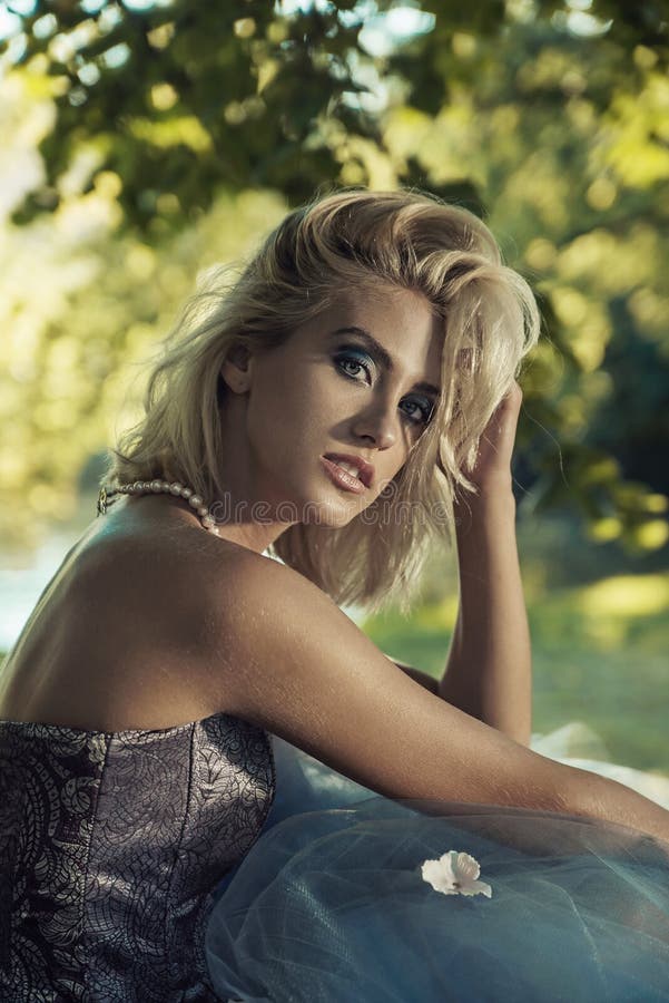 Pretty woman stock image. Image of female, gorgeous, home - 18567605