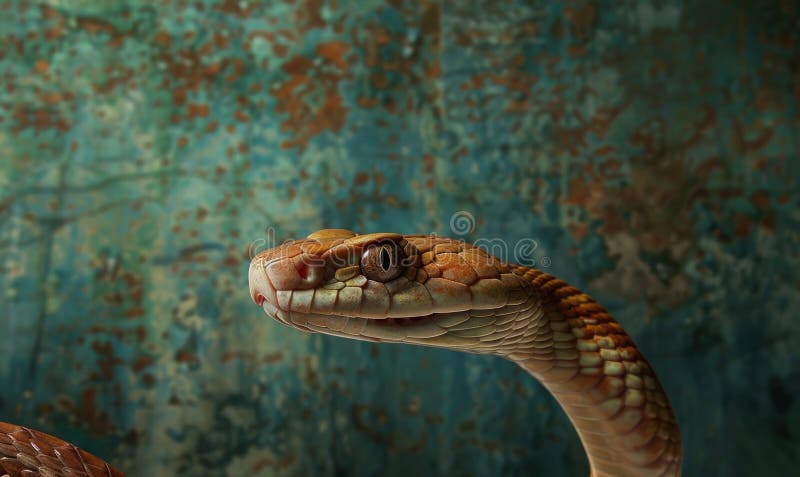 Closeup Portrait of Snake Head Stock Image - Image of reptilian, snake ...