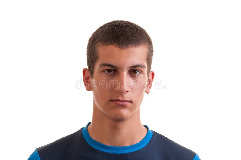 Closeup Portrait of a Young Cute Man Stock Image - Image of happy ...