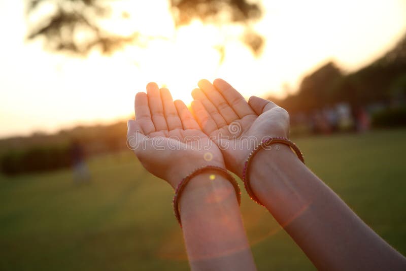 Glowing Praying Hands Stock Images - Download 257 Royalty Free Photos